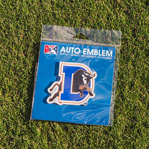 Durham Bulls Acrylic D Logo Auto Emblem – Durham Bulls Official Store