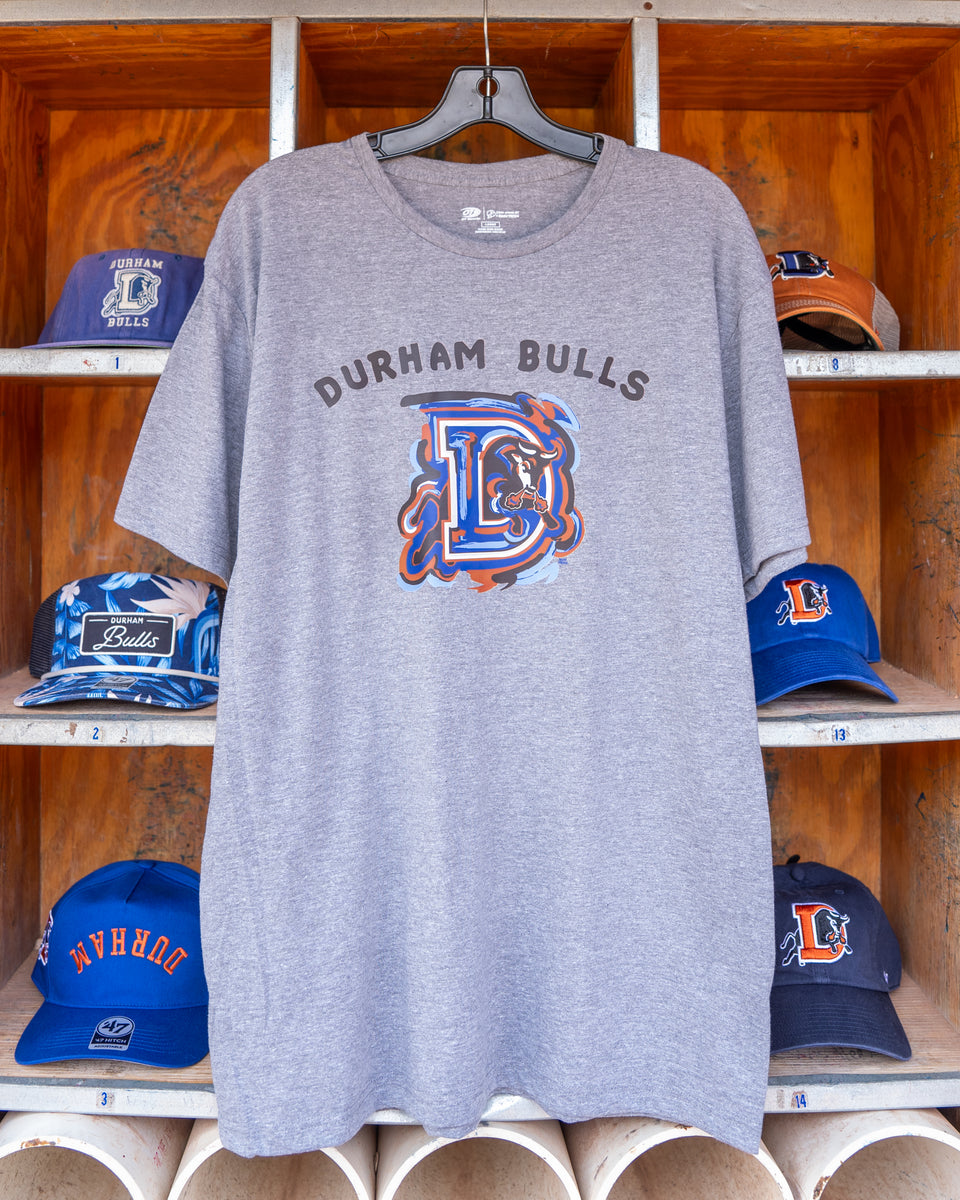 Durham Bulls D Logo Graphitti Tee – Durham Bulls Official Store
