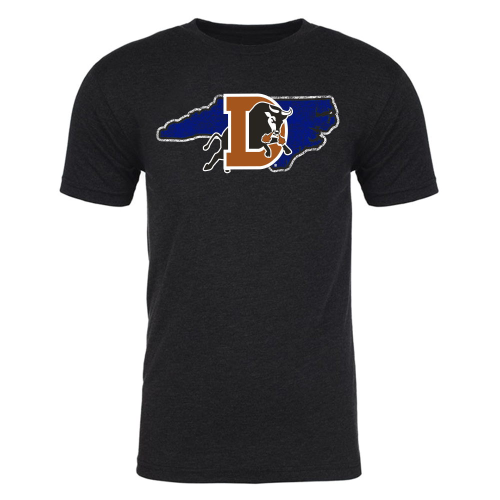 Durham Bulls 108 D Logo State T-Shirt – Durham Bulls Official Store