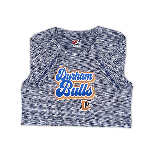 Durham Bulls New Era Women's Heathered Royal Tee – Durham Bulls ...